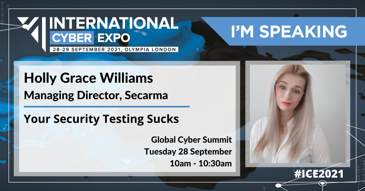 Join us at the International Cyber Expo - Secarma: Penetration Testing ...